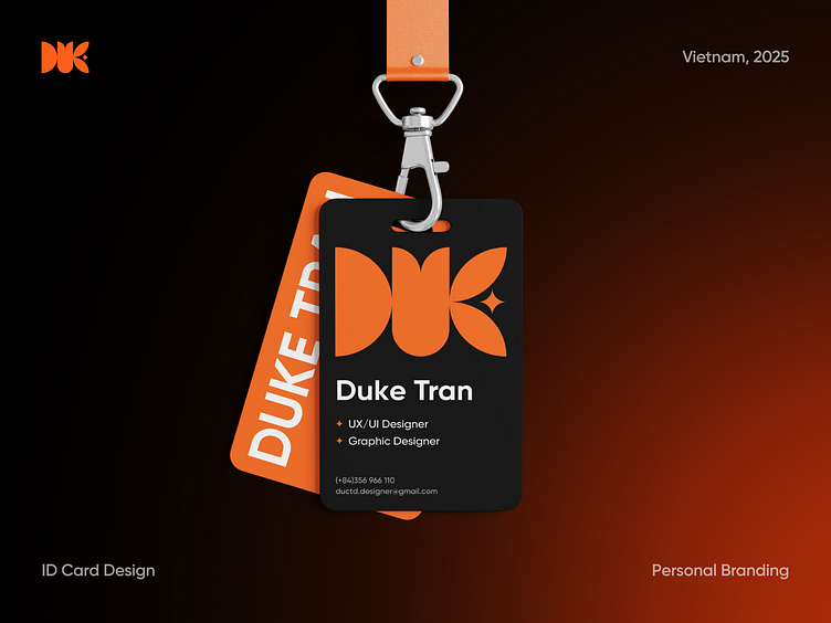 ID Card - Personal Branding by Duke Tran on Dribbble