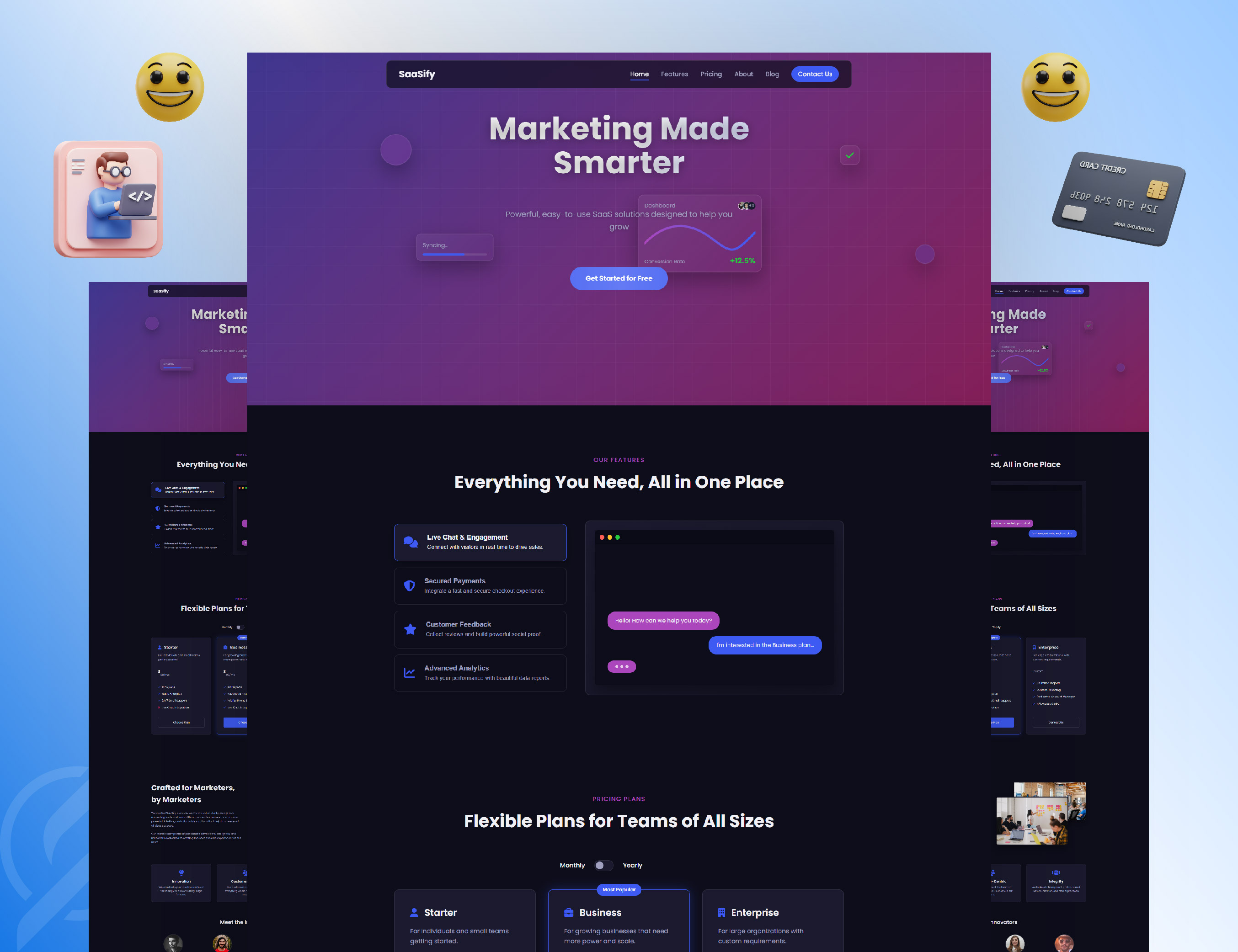 Browse thousands of Hero Gradient images for design inspiration | Dribbble