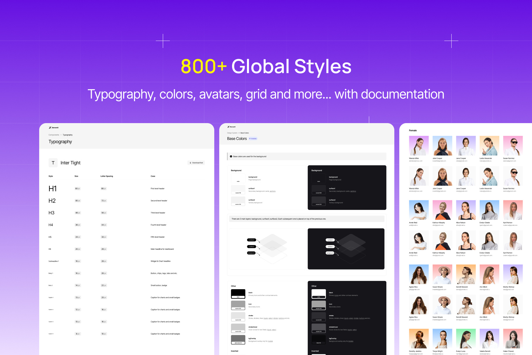 ElementX — Design System & UI Kit by Rostislav on Dribbble