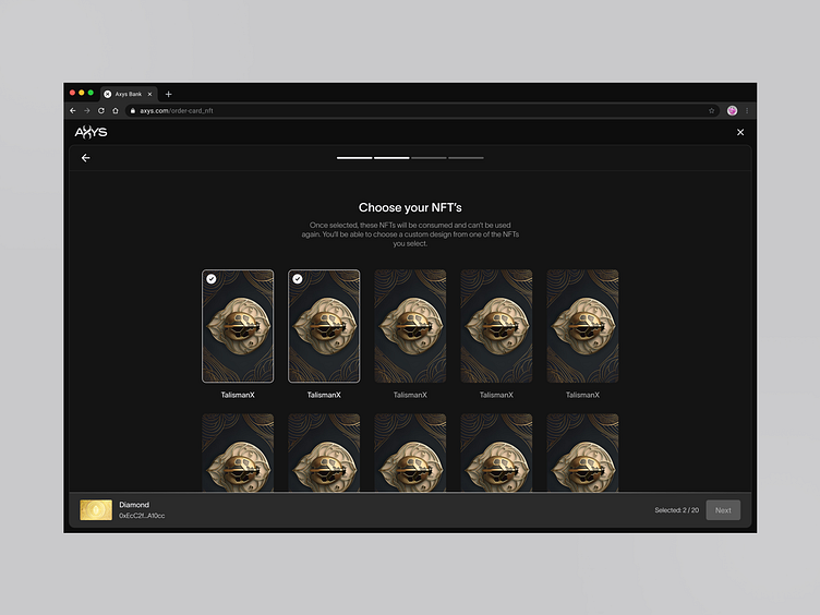 Banking App - Card Order UI by Solus, inc. on Dribbble