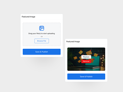 Image Upload UI Design by Aleeshy on Dribbble