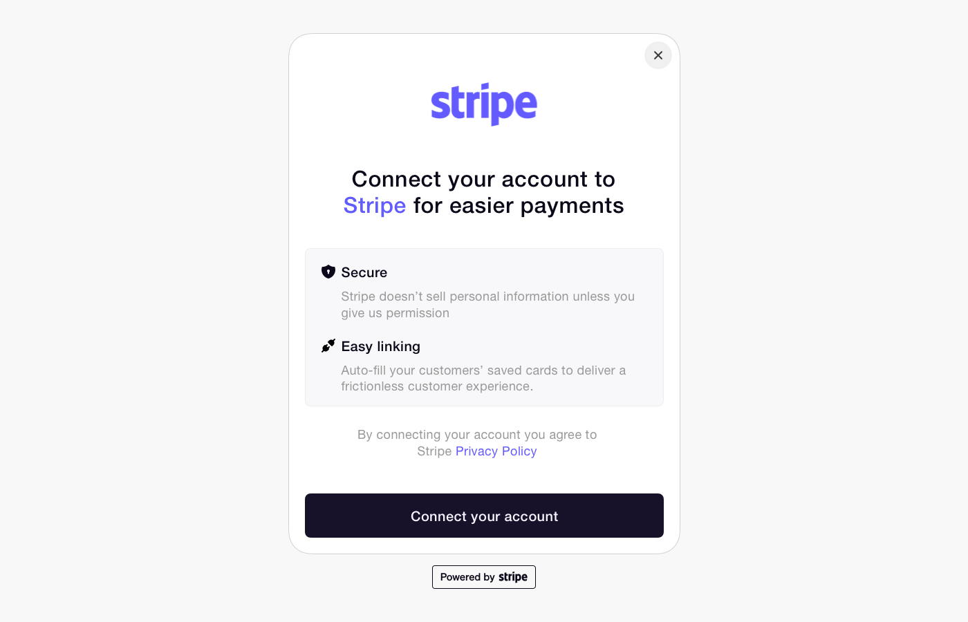 Stripe connect by Three Design on Dribbble