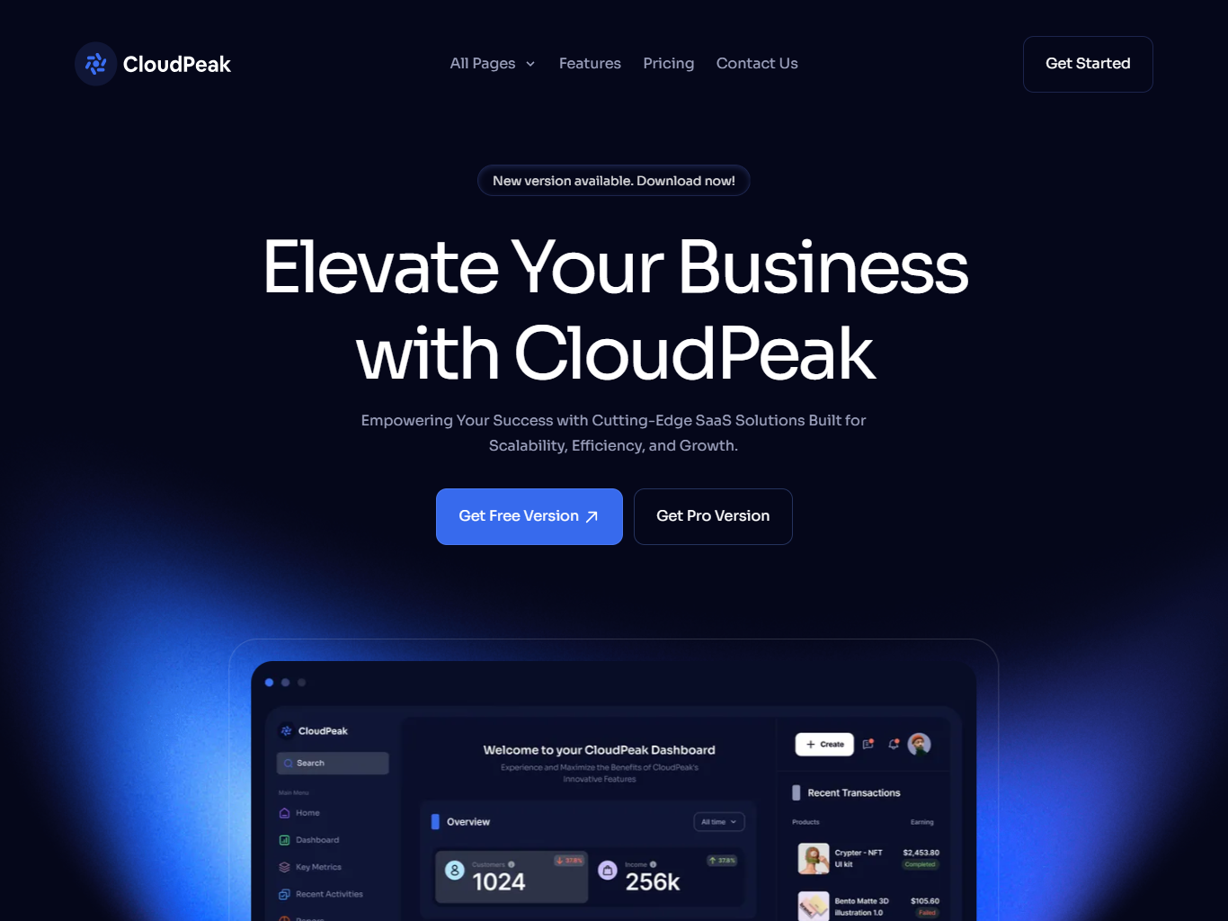 Redesign Modern Landing Page UI by Saim Anis on Dribbble