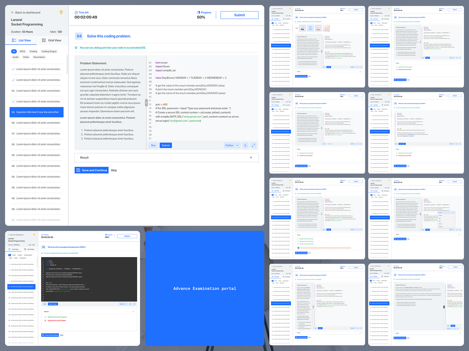 Next-Gen Examination Platform – Code Test & Validation States by Md ...