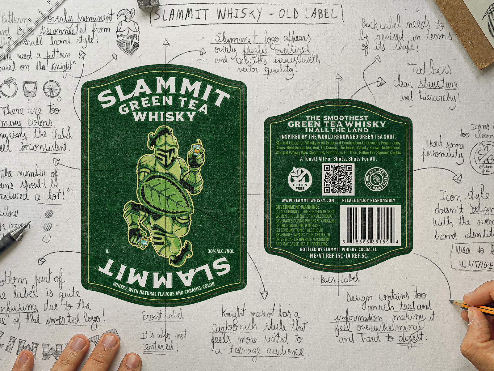 Slammit - Whisky Label Redesign by Gaspar Gomes Costa on Dribbble