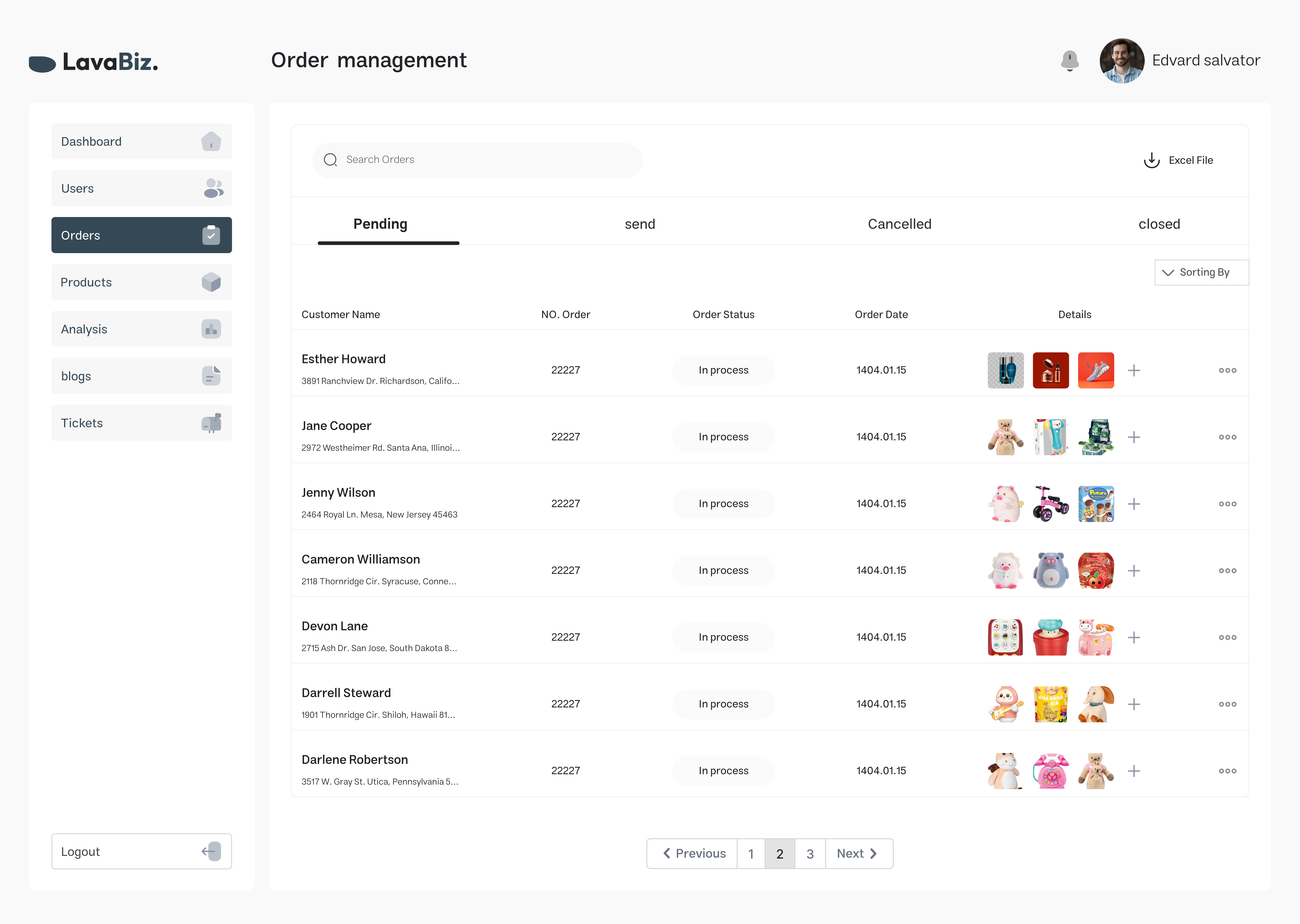Modern Admin Panel UI – Store Management Dashboard Design by nahid on ...