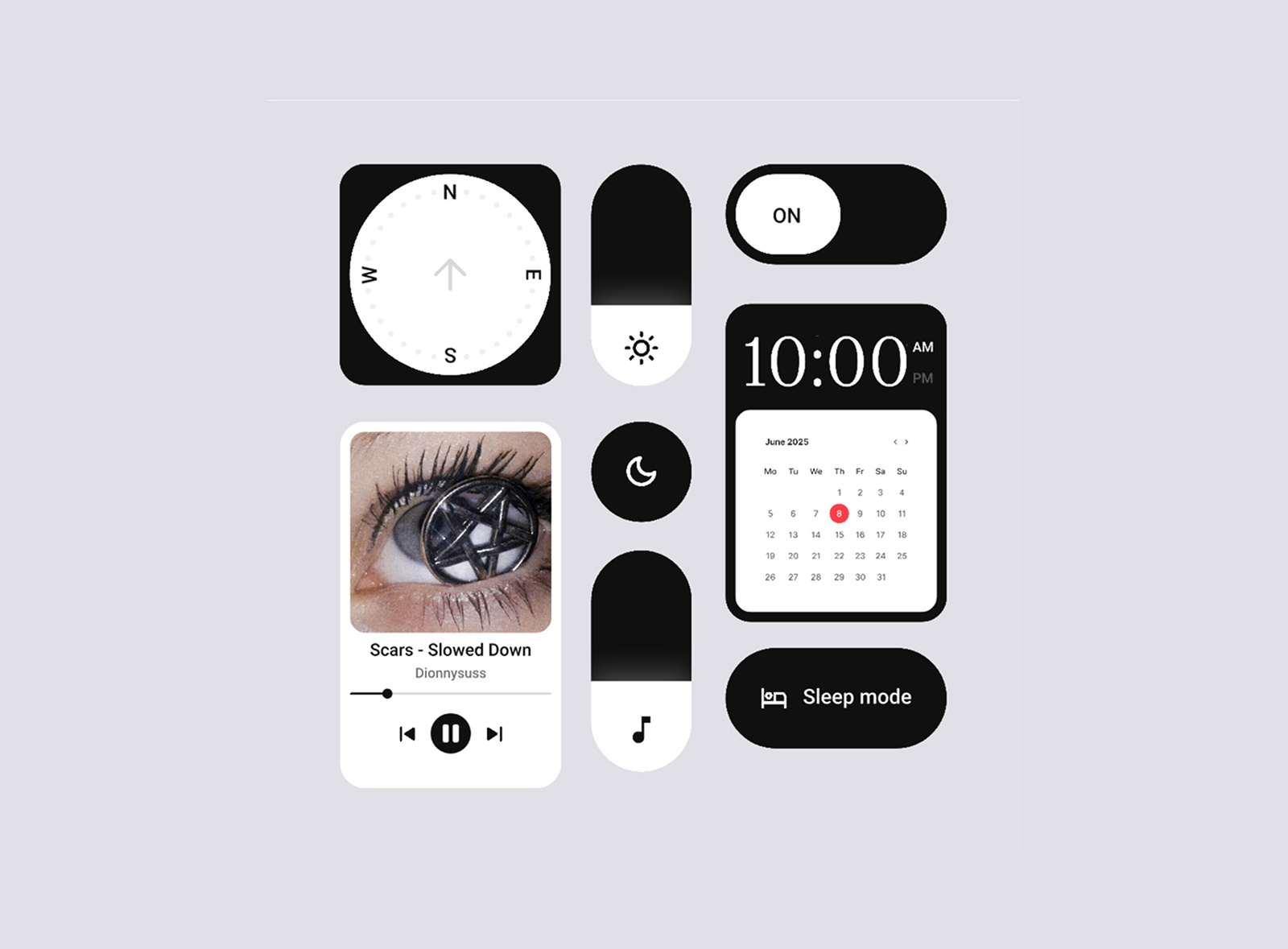Android Widgets Design by Aan Sharma on Dribbble