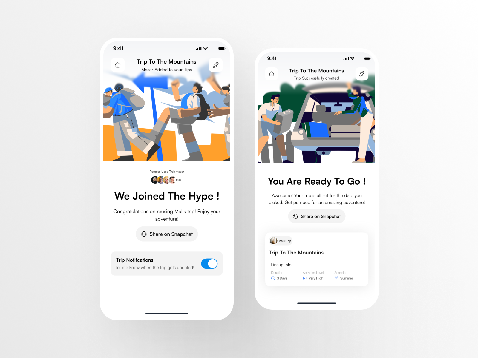 Masar Success screens by Ala Chokri on Dribbble