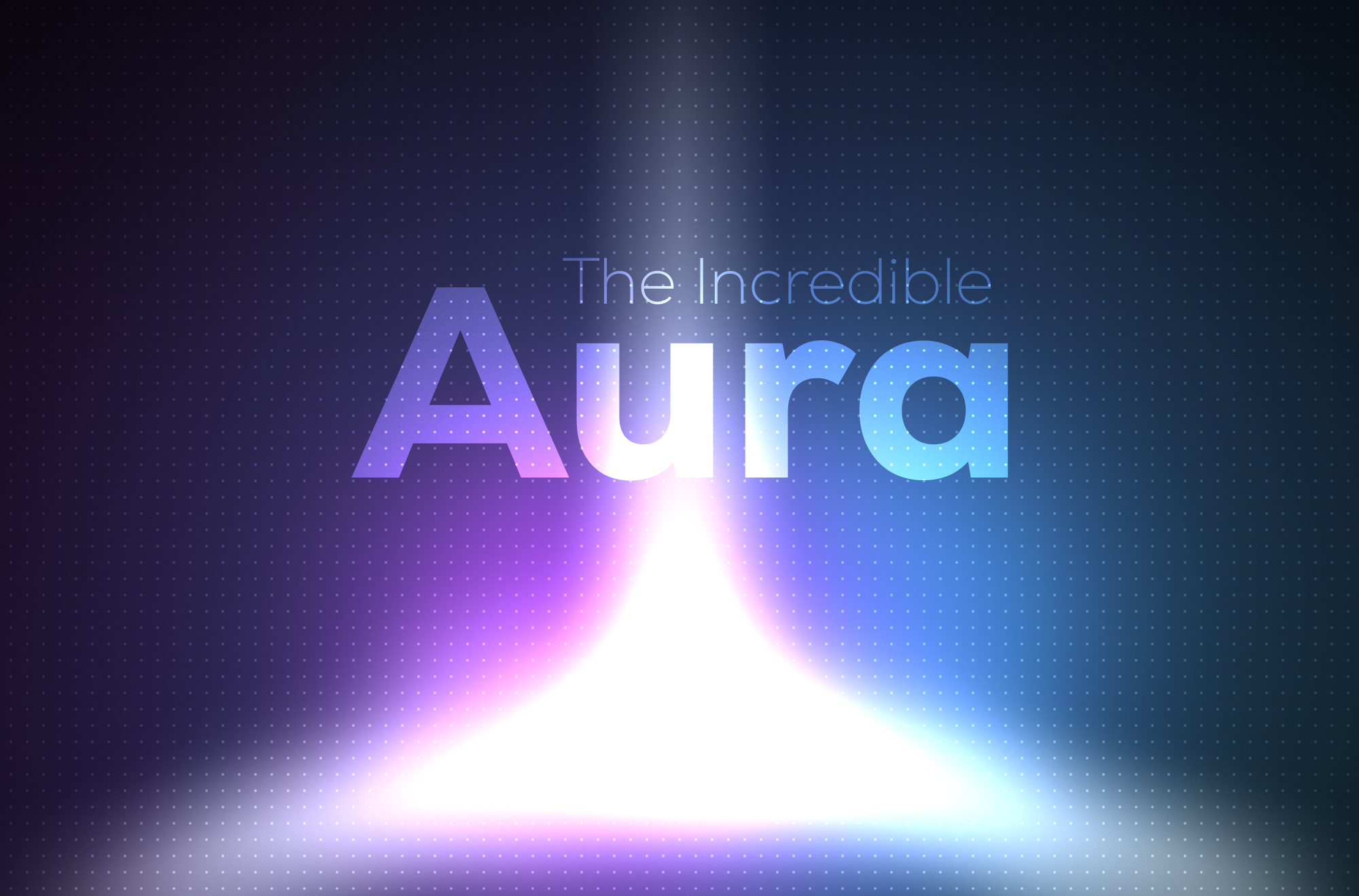The Incredible Aura – Glowing Typography in Figma by R P Jadeja on Dribbble