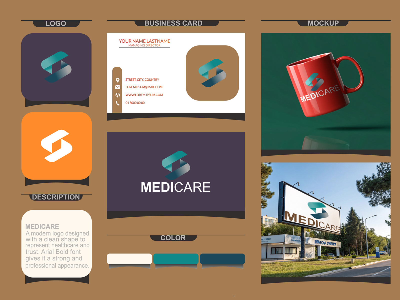 Medicare – Professional Healthcare Logo Presentation by Anowar Hossan ...