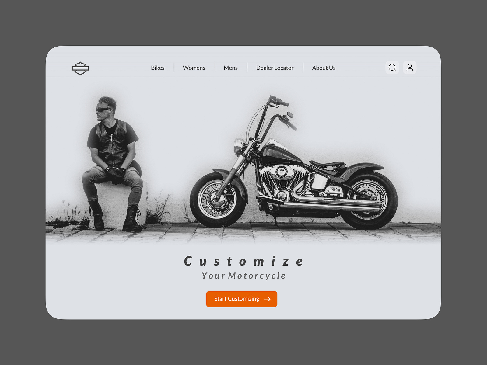 Motorcycle Customization UI Design by Mojtaba Zeinvand on Dribbble