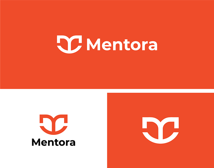 Mentora - Ecourse Logo Design by Chandranath Babu on Dribbble