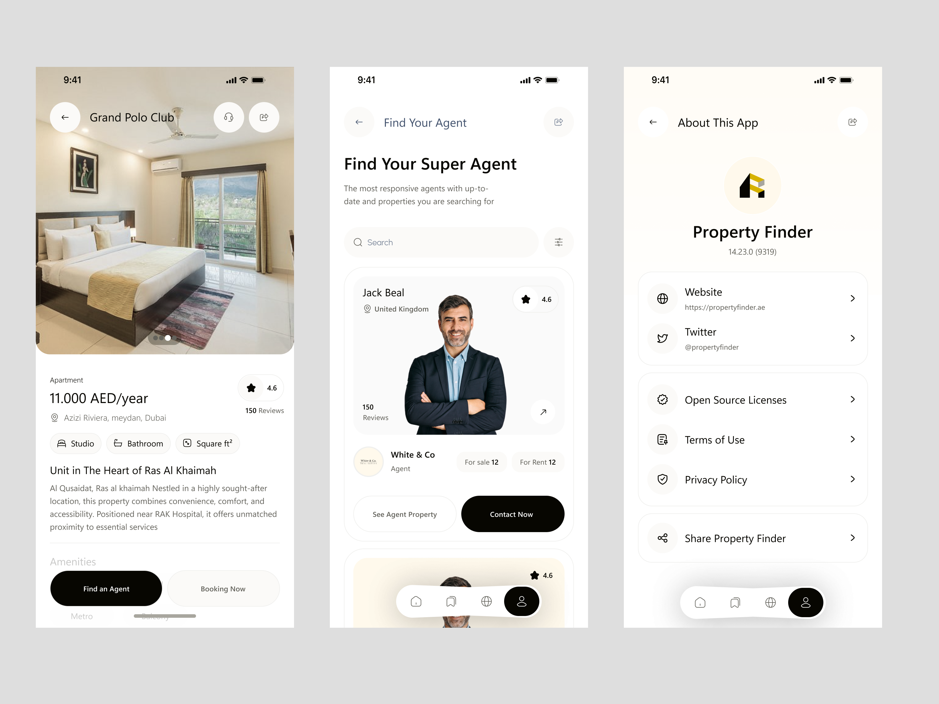 Real Estate Mobile App – Find Property Worldwide by UI Azmir Sheikh on ...