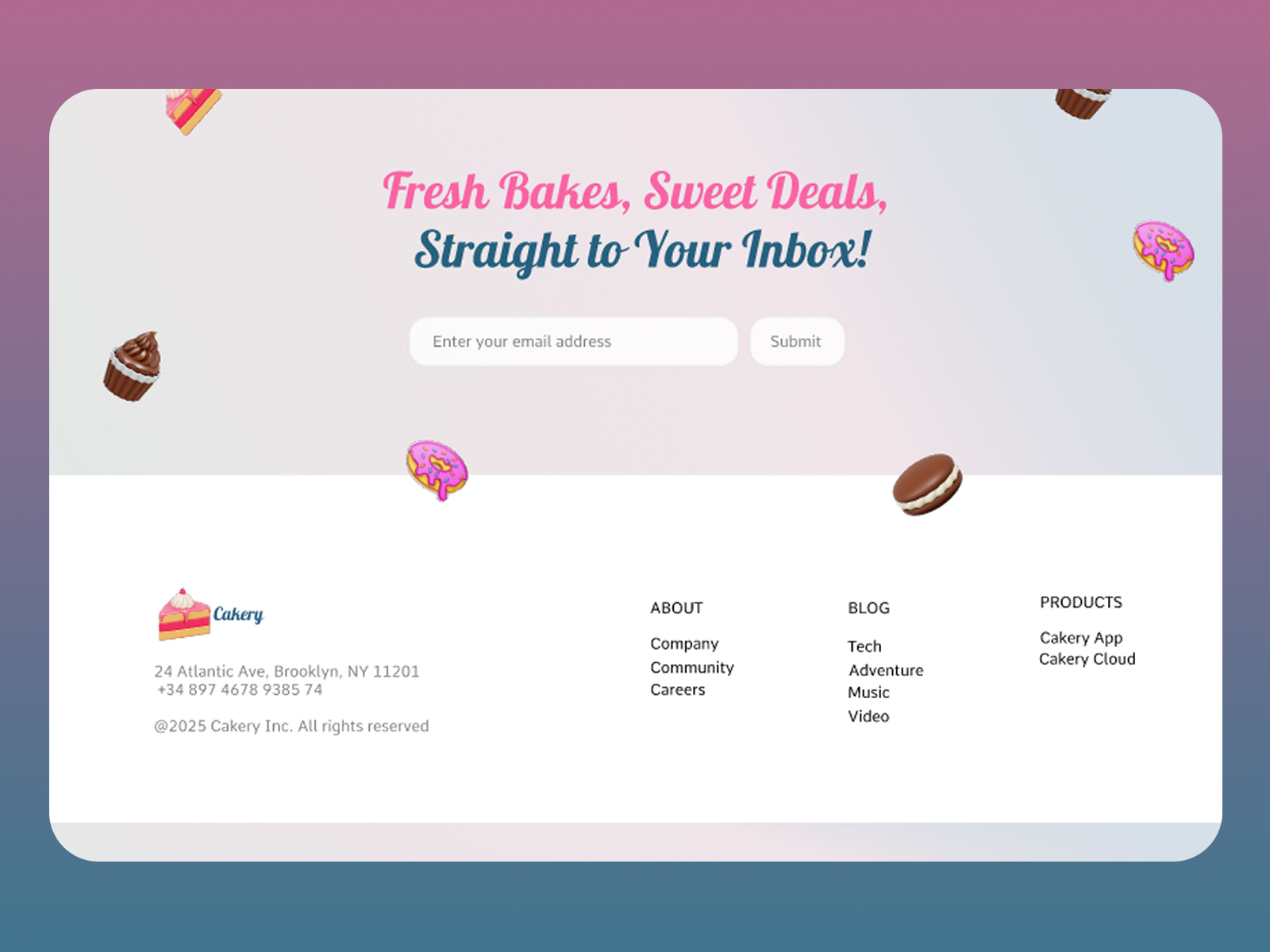 Pastels & Pastries – A Soft UI for a Modern Bakery by Ravneet Kaur on ...