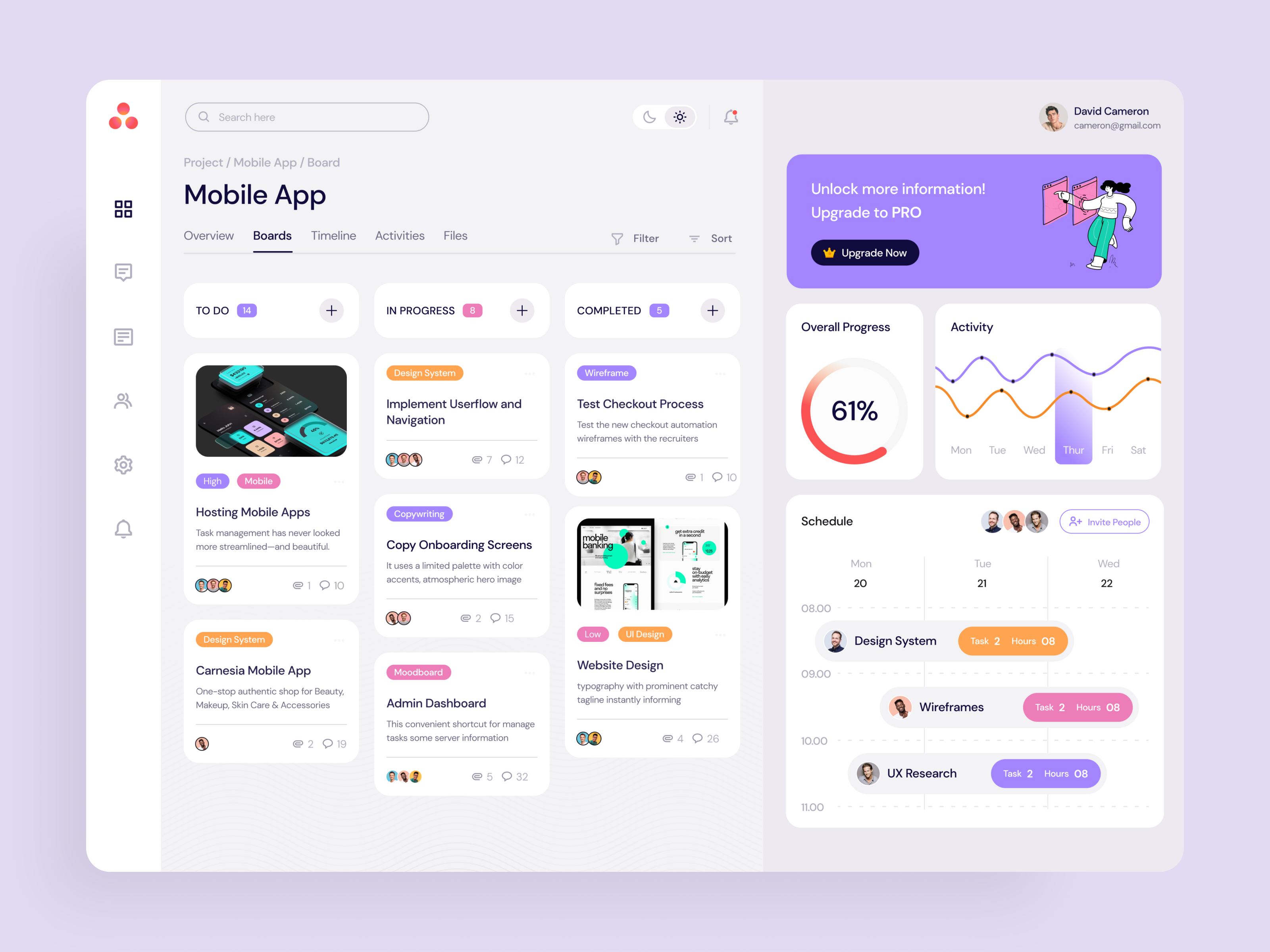 Asana Redesign Concept UI [Free Figma File] by Design Monks - UX UI ...