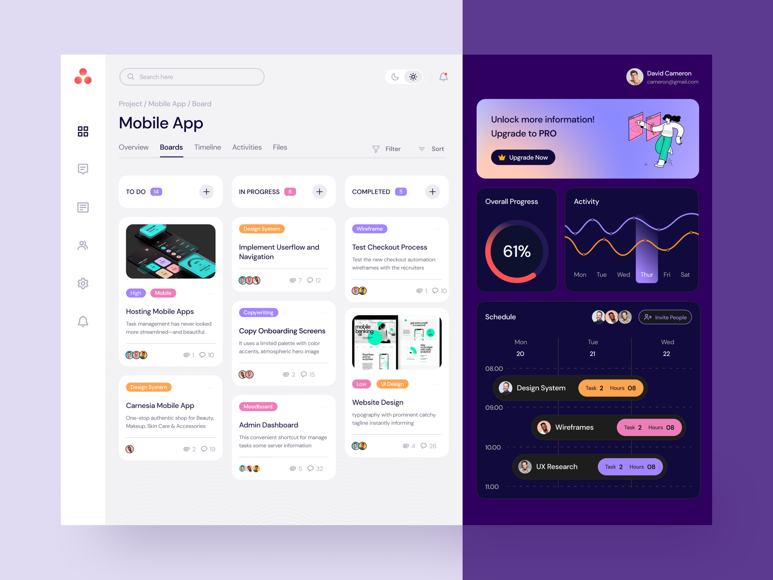 Asana Redesign Concept UI [Free Figma File] by Design Monks - UX UI ...