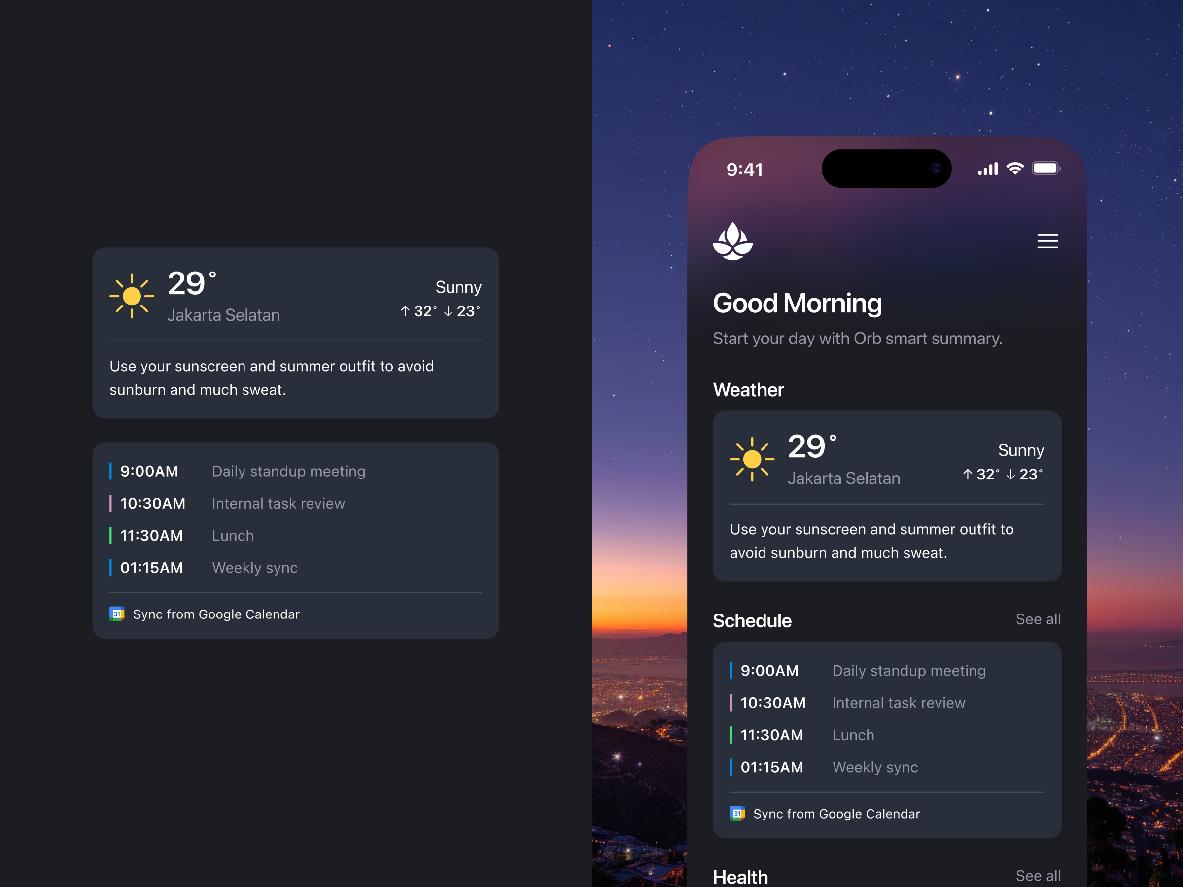 Orb - AI Daily Assistant App by Alvian Teddy Cahya Putra 👨🏻‍🎨 for ...