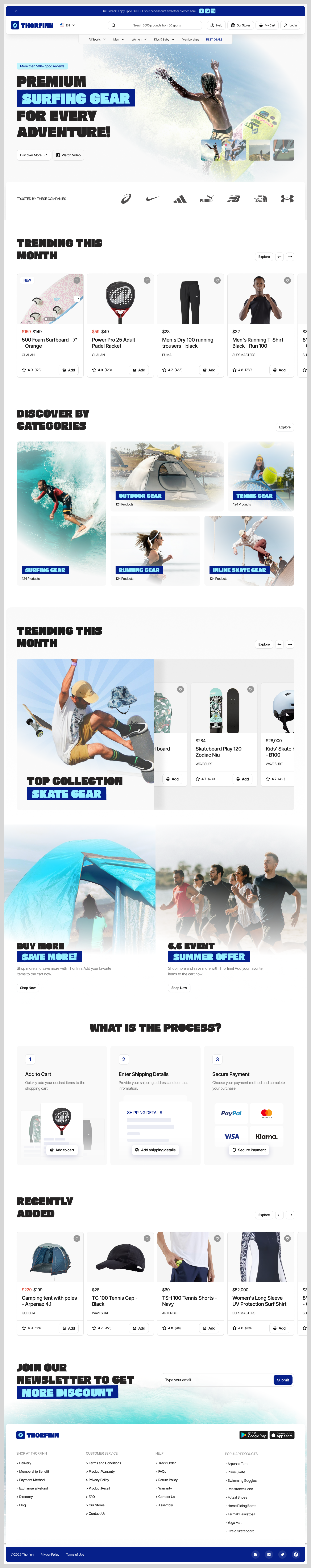 Thorfinn - Ecommerce Website by Rifat for Sogee on Dribbble
