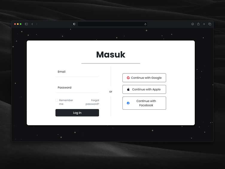 Modern Login UI – Clean & Responsive Auth Page by Fabianugerah B. on ...