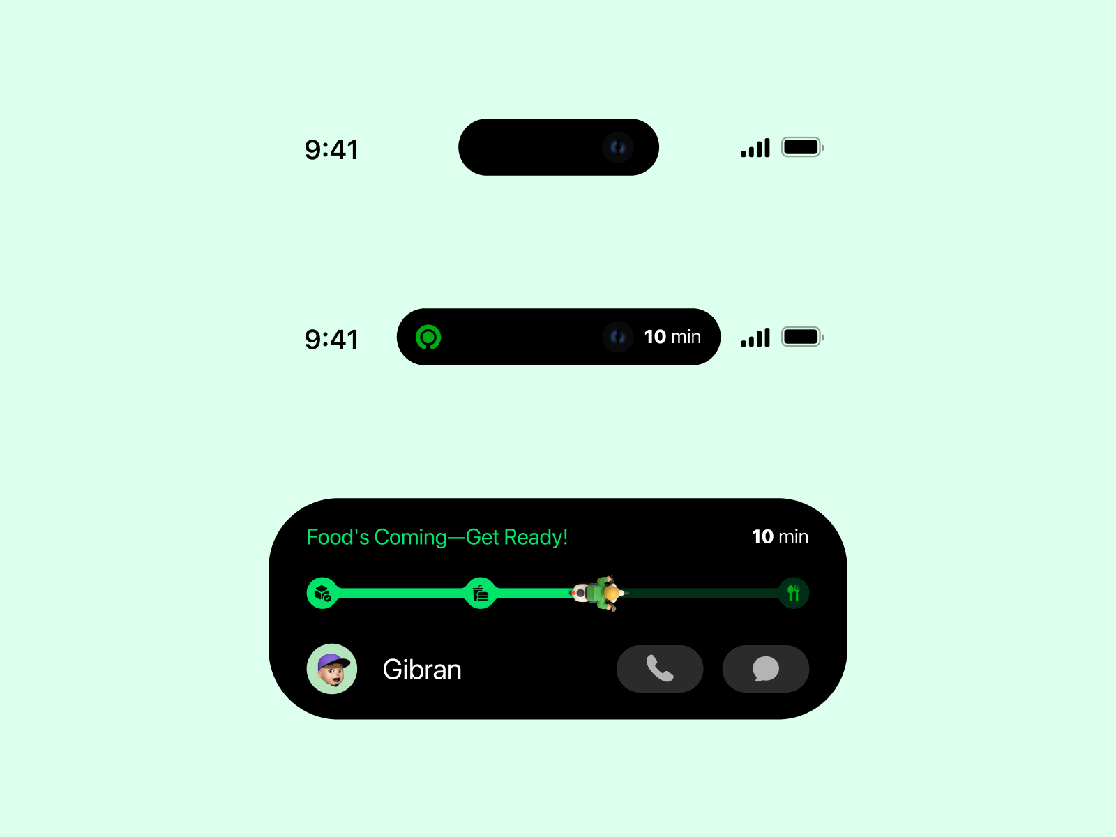 Dynamic Island - Food Delivery (Gojek) by Hananda on Dribbble