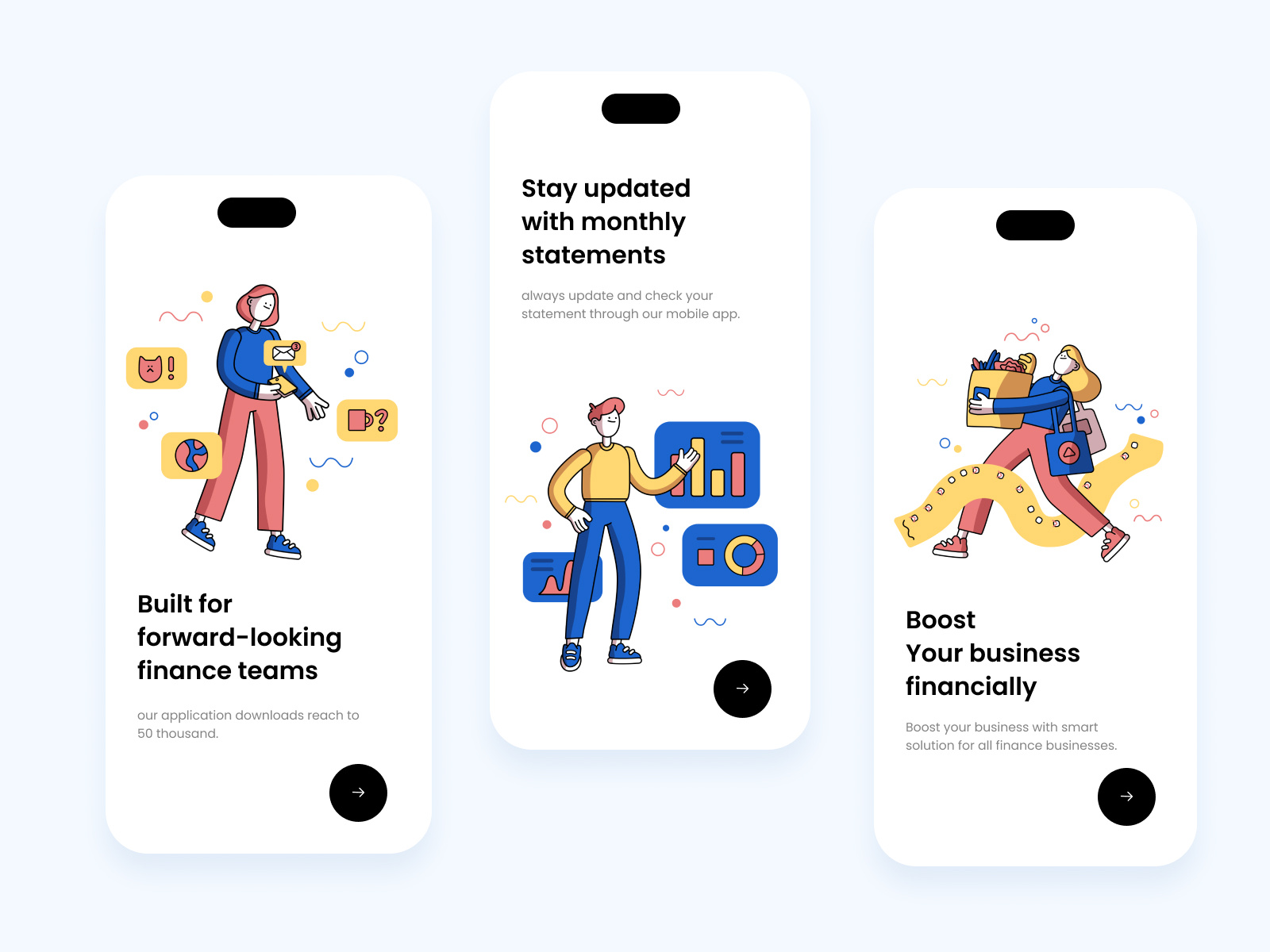 Onboarding UI Design by Ghulam on Dribbble