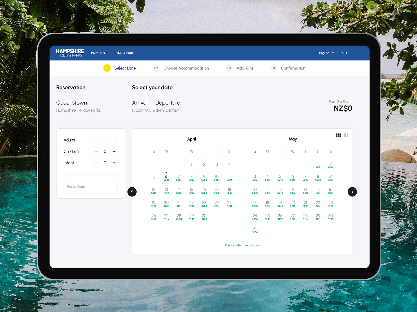 Booking Engine Calendar View by Renan Araujo on Dribbble