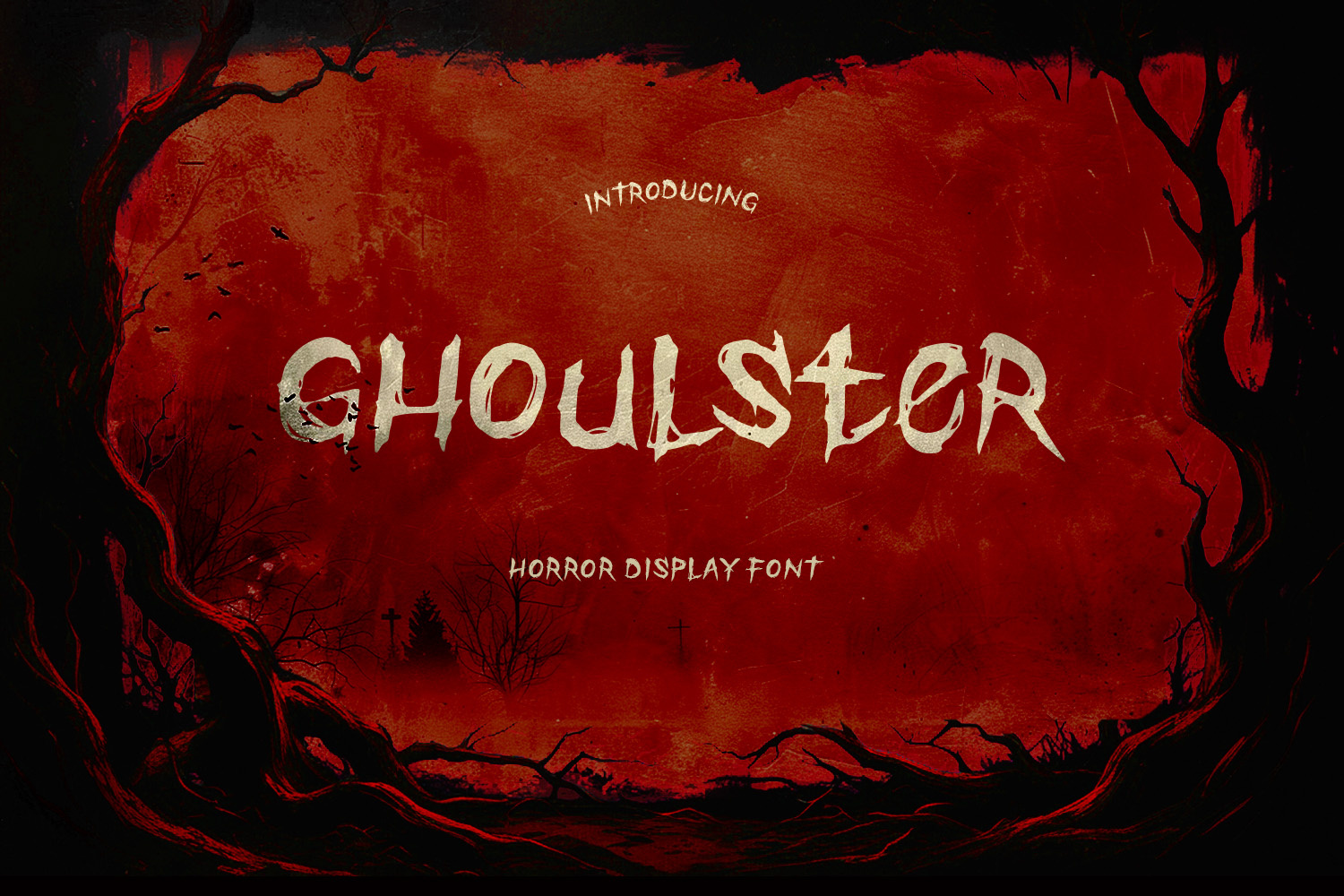 Ghoulster - Horror Font Display by Askar Fadhilah on Dribbble
