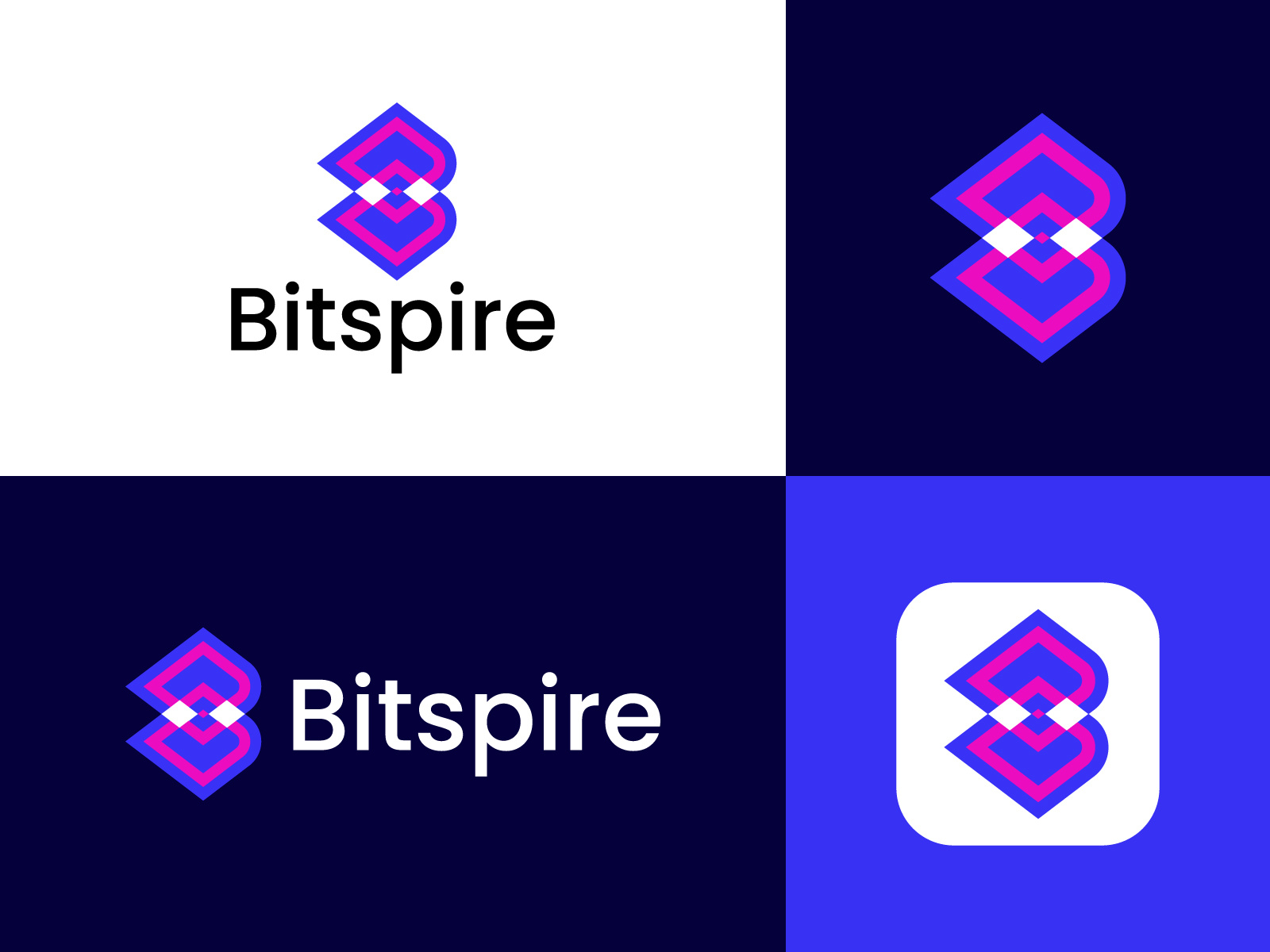 Bitspire - B tech logo, brand identity by Sajal Saha | logo designer on ...