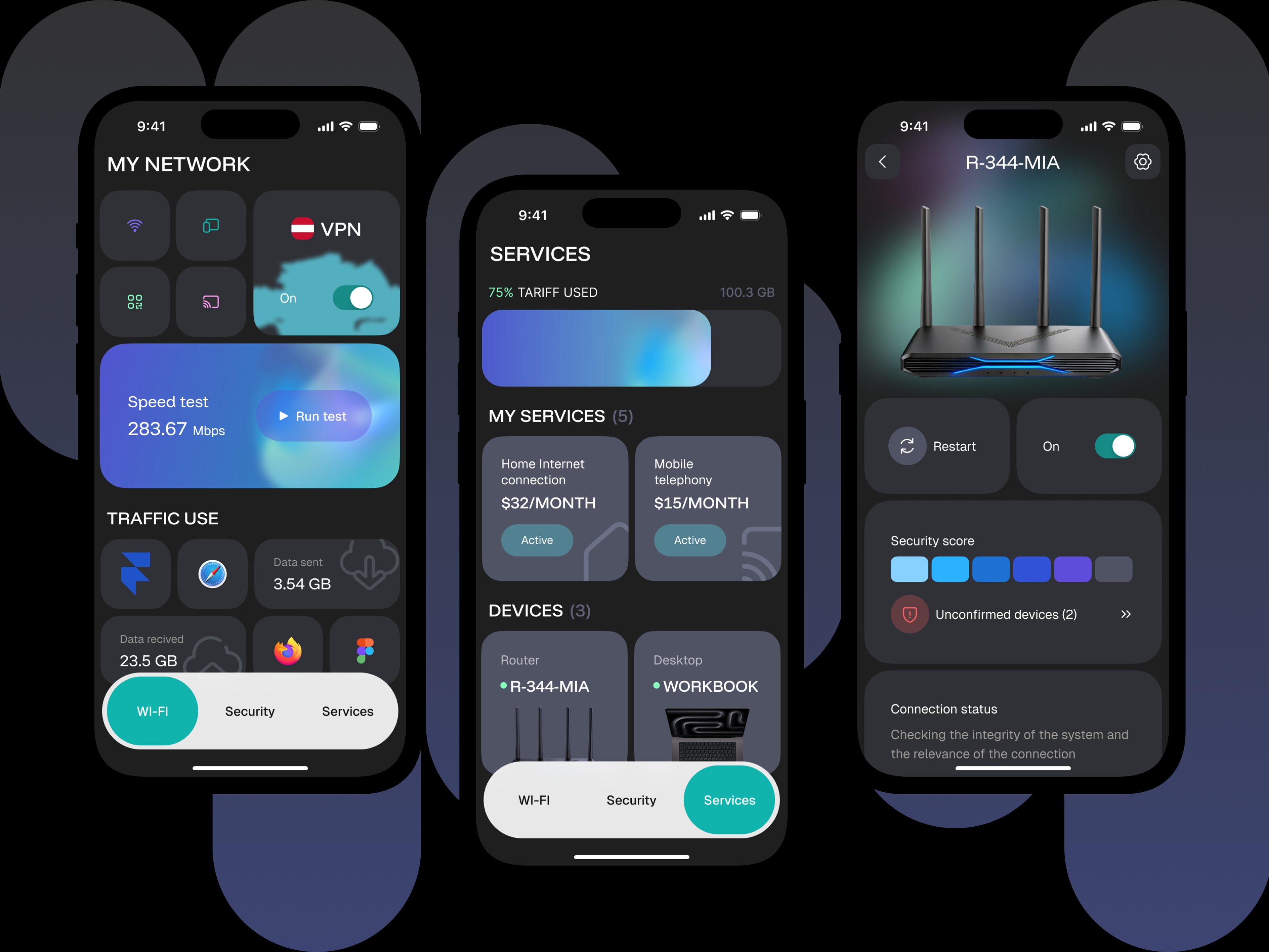 Network Mobile iOS App Design by Purrweb UI/UX Agency on Dribbble