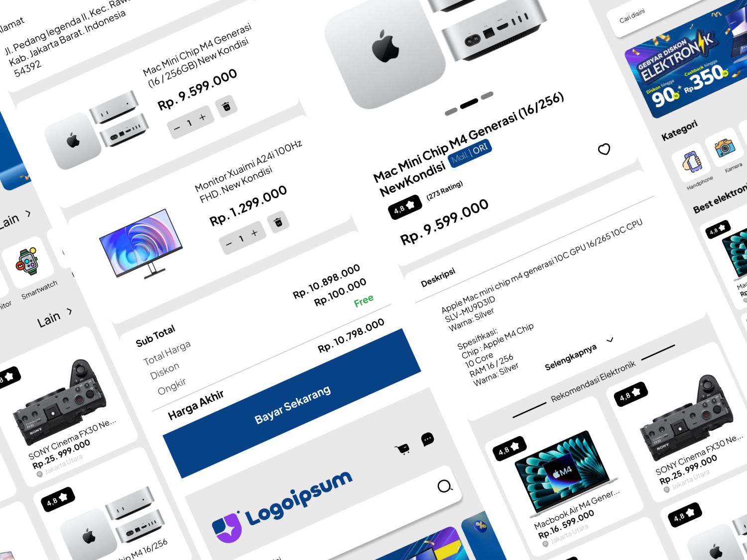 E commerce UI Design Simple by Maulana Al Fatoni on Dribbble