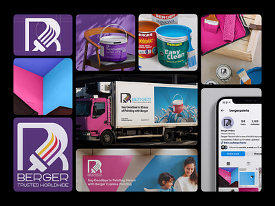 Berger Paint Rebranding Concept by D Rozario Rajib on Dribbble