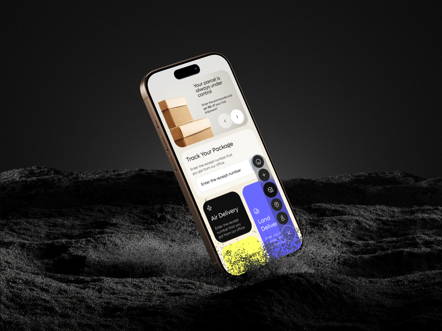 International Parcel Tracking App by Kate Lebedieva on Dribbble