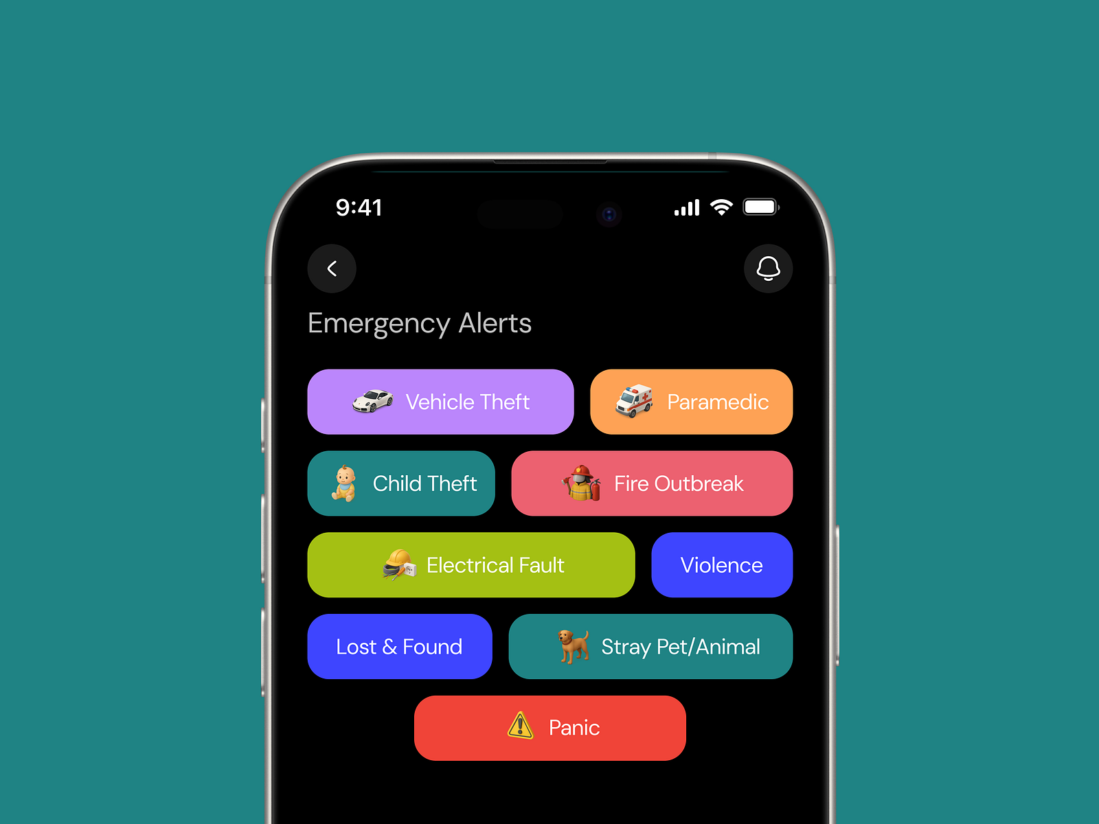 SENTRY SECURITY EMERGENCY ALERTS SCREEN by Tee Godwin on Dribbble