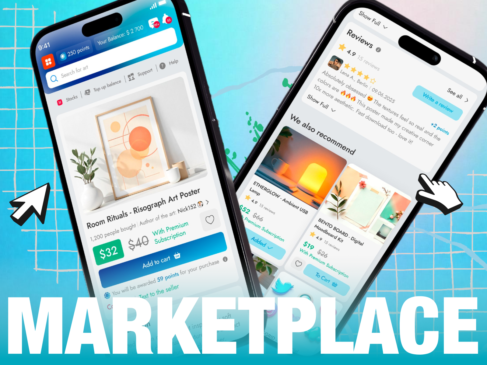 📦 Marketplace UI by Olha Antoniuk on Dribbble