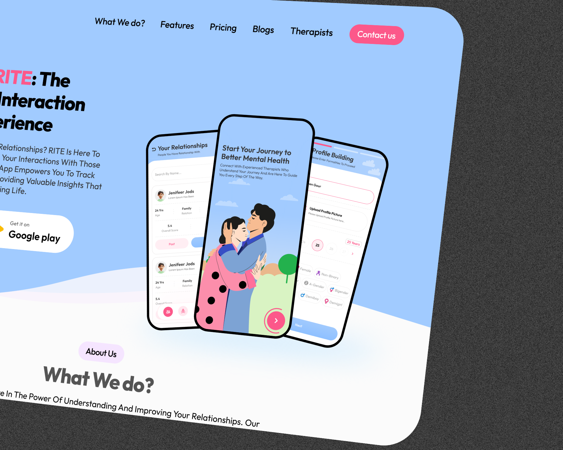 RITE Thoughtful Interactions by Bverselabs on Dribbble