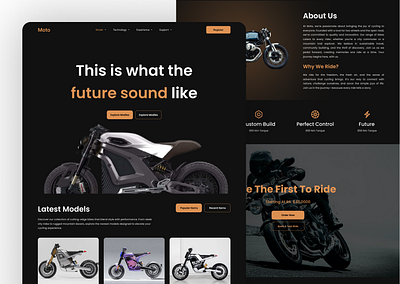 Browse thousands of Motorcycle Website images for design inspiration ...