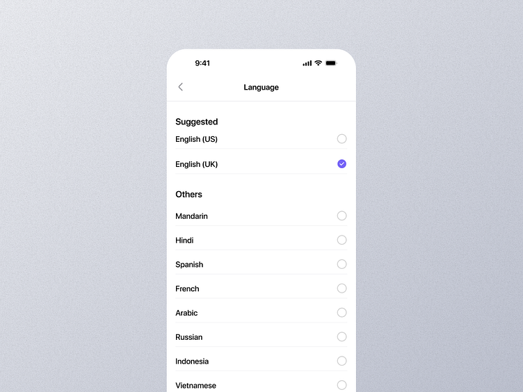 Language Mobile App Ui by UI Ants on Dribbble