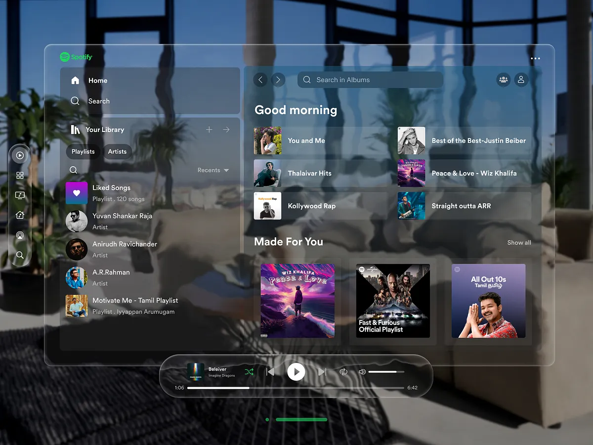Spotify Concept designs, themes, templates and downloadable graphic ...