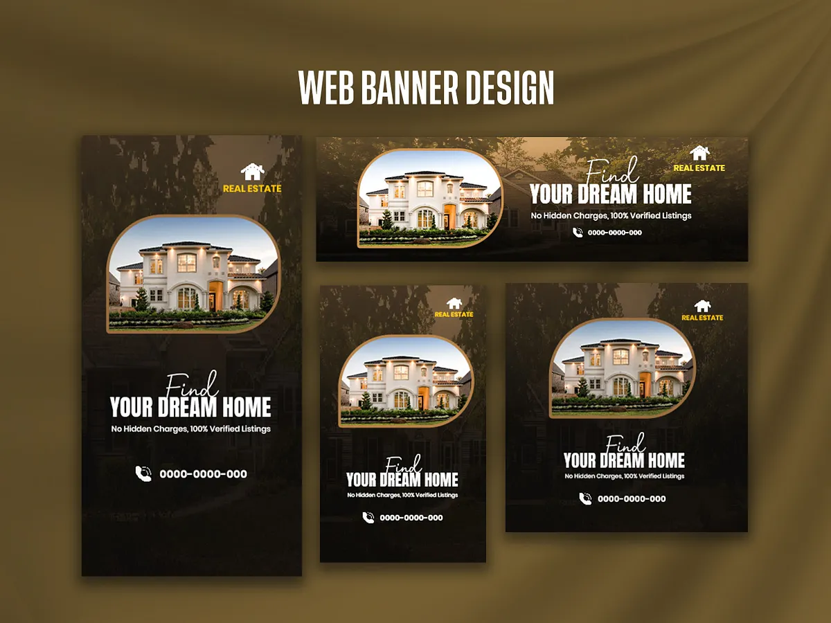 Real Estate Banner Design designs, themes, templates and downloadable ...