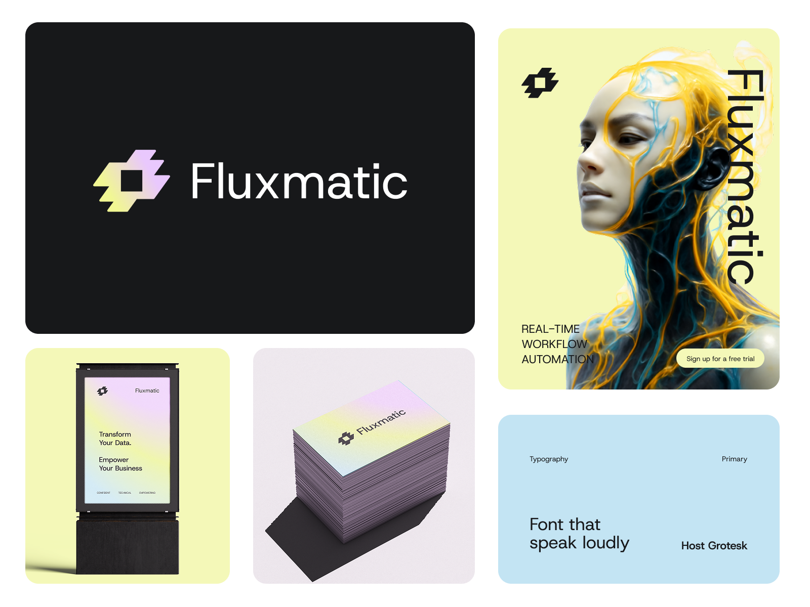 AI, Tech, Futuristic, Automation, Data Stream, Workflow, F logo by ...
