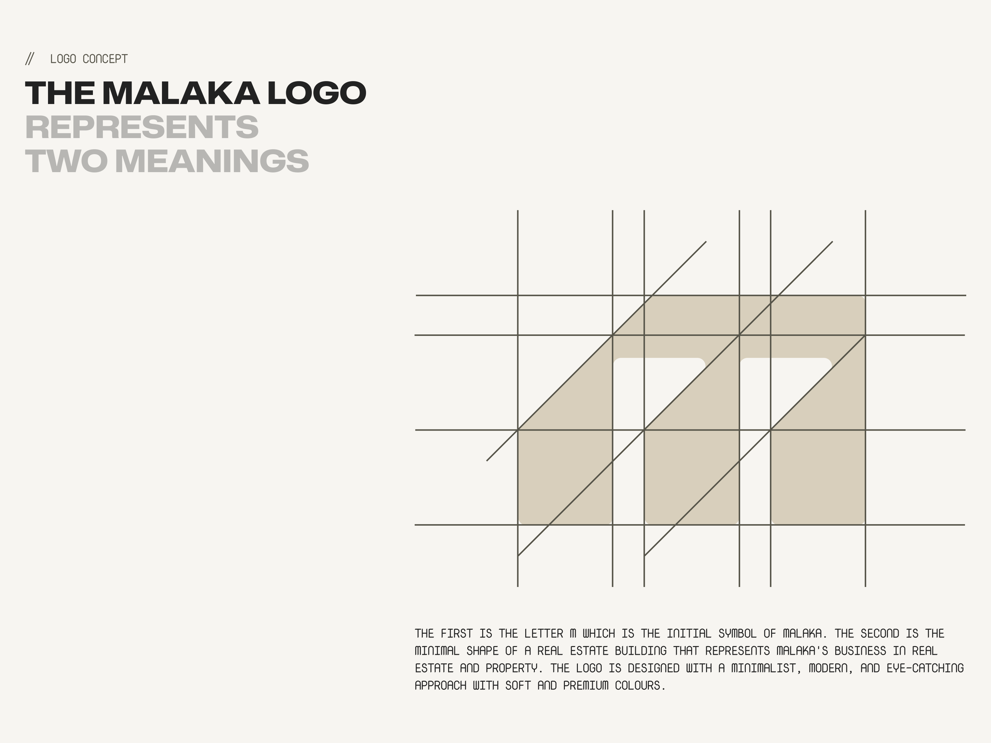 Malaka - Real Estate Logo & Brand Guidelines by Gaphi Zeno for Korsa on ...