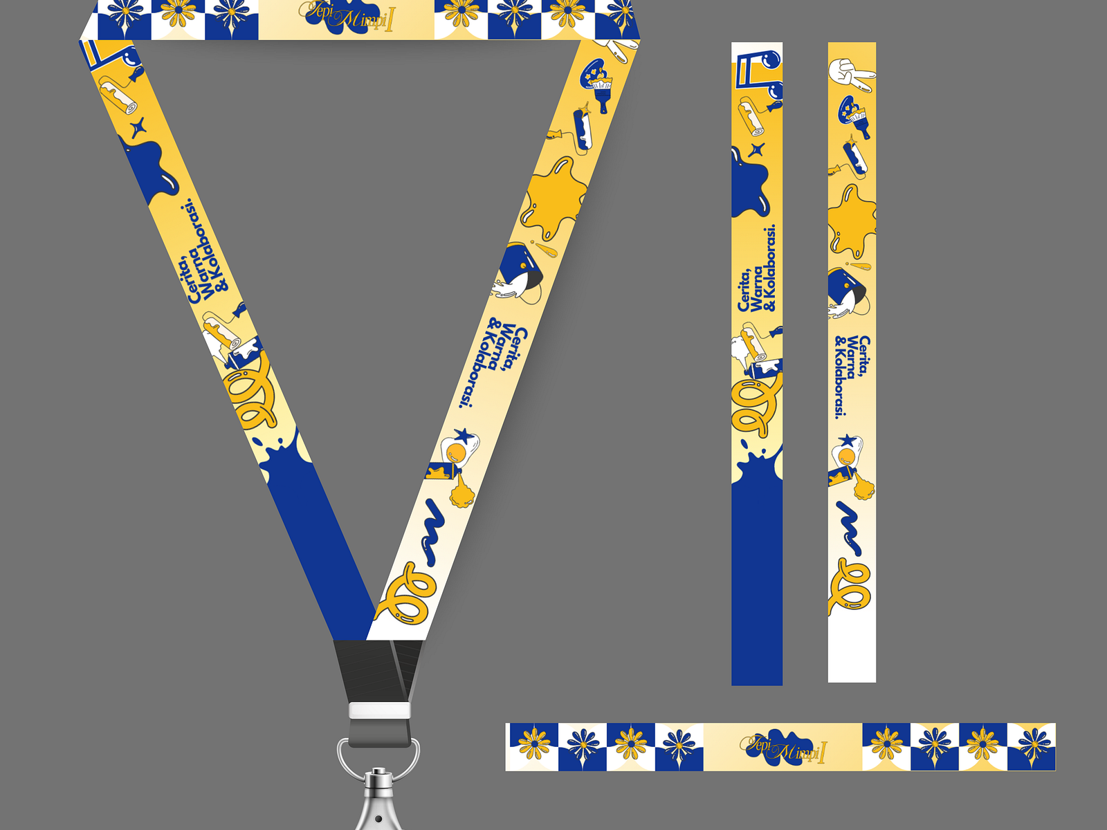 Lanyard Design for Collective Moments by hygeasaveria on Dribbble