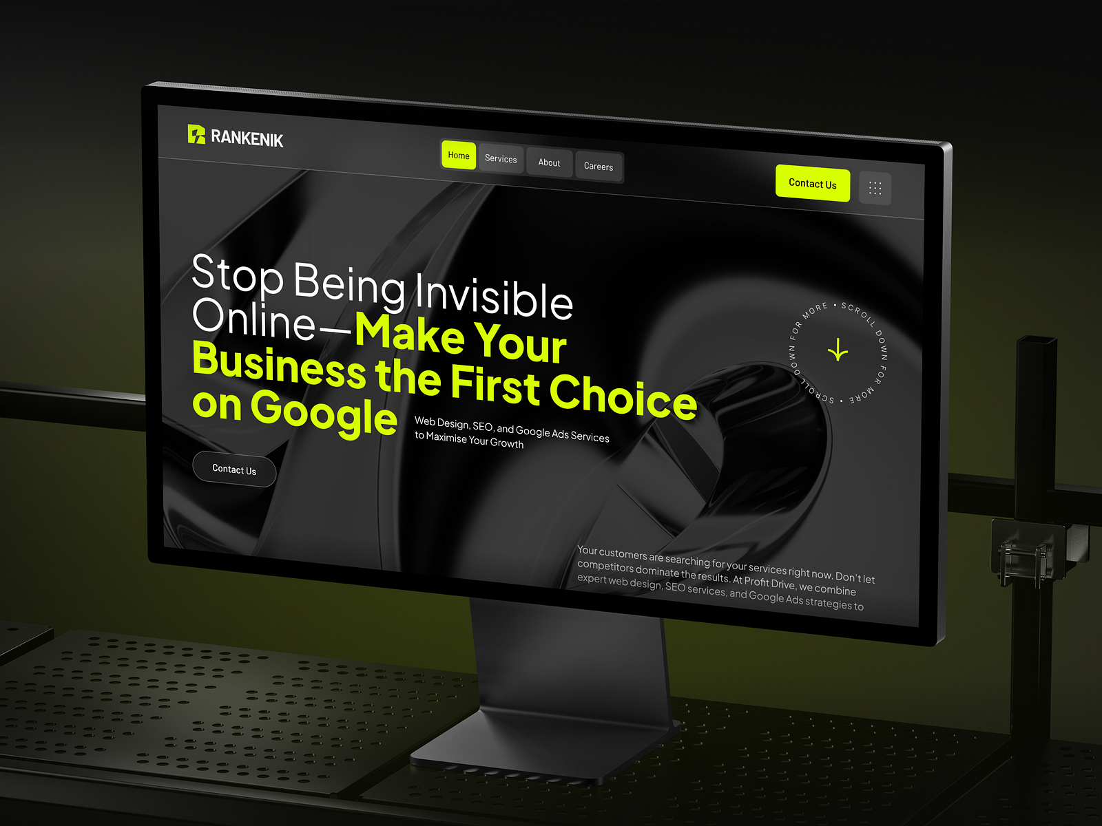 RANKENIK - Digital Marketing Agency Website UI UX Design Taqwah by ...
