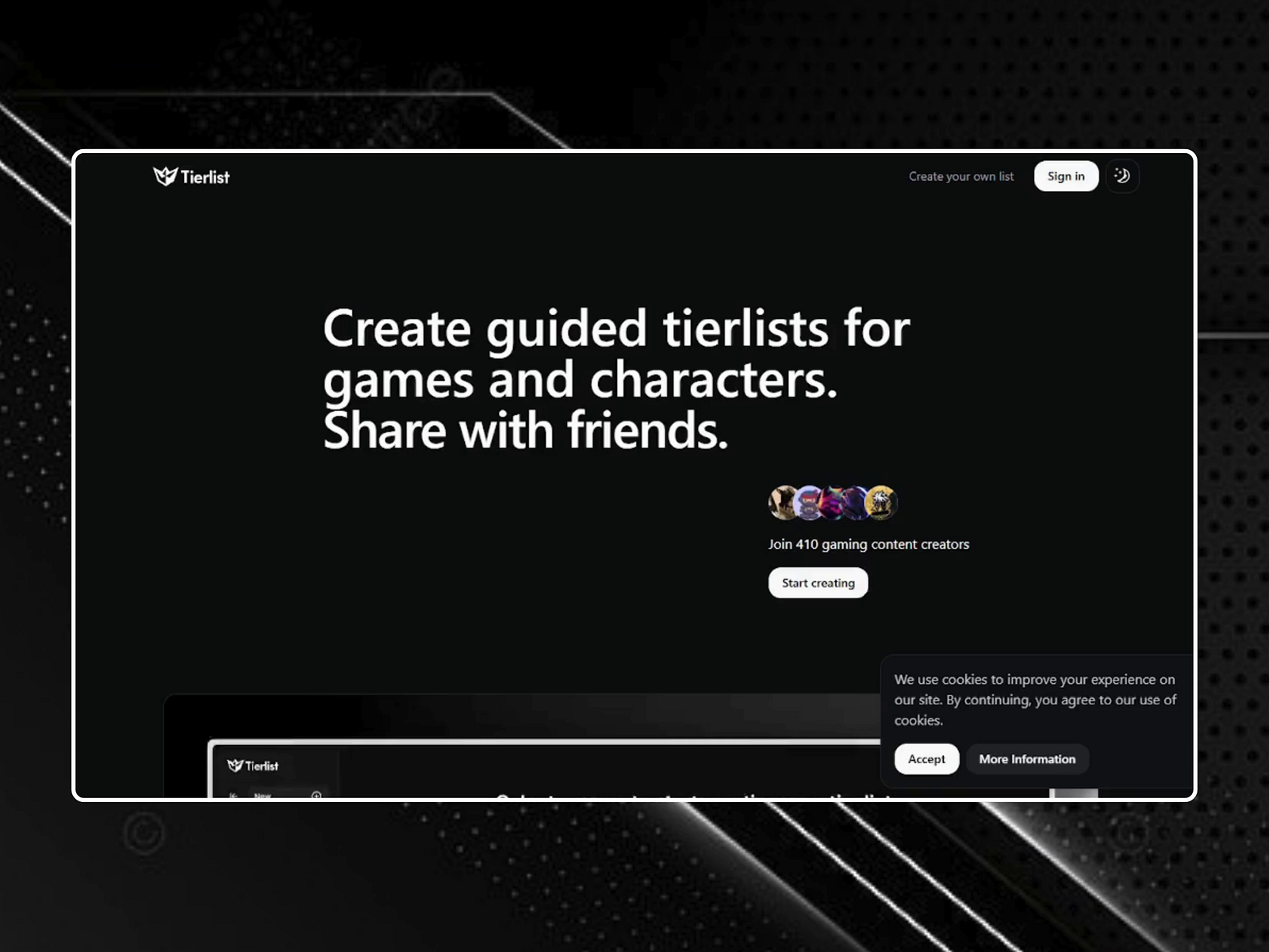 Framer Interactive Gaming Tier List Builder by Mr. Framer on Dribbble