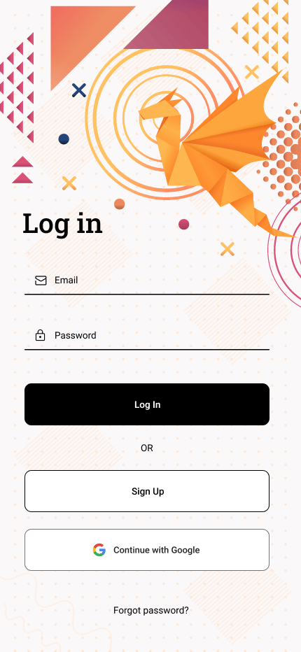 Animated Abstract Origami Authentication UI for Mobile by Filip Večeřa ...