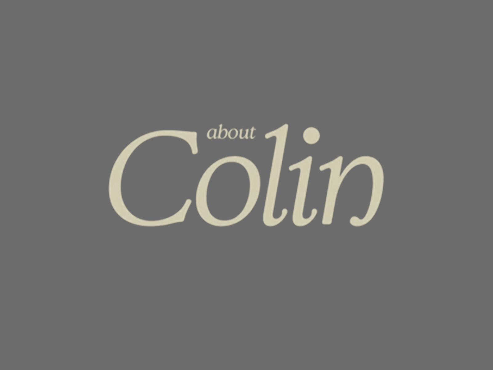 Colin: Brand Identity Wordmark by Musam Bani on Dribbble