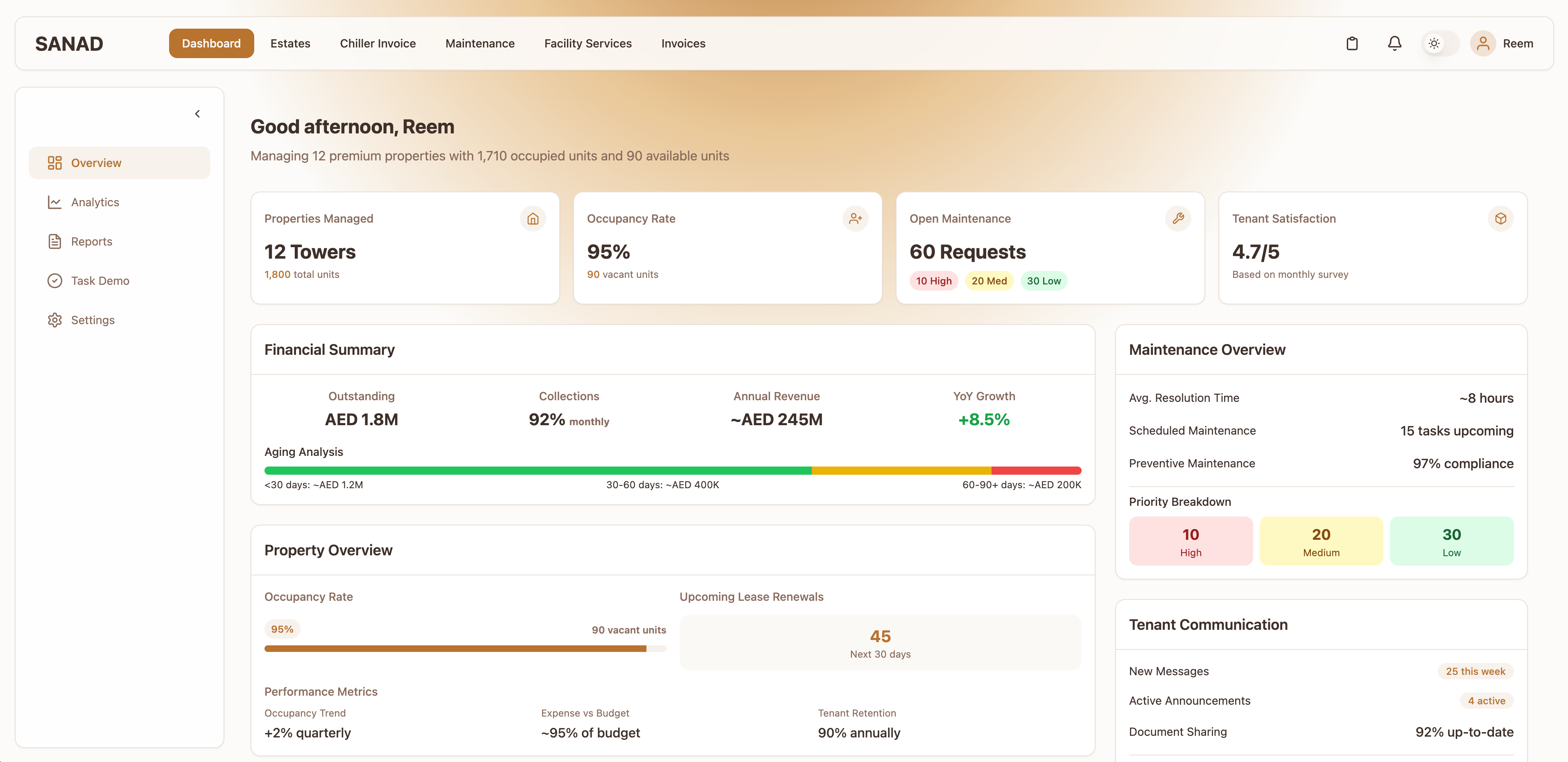 Sanad - Tenant Management System by Valiant on Dribbble