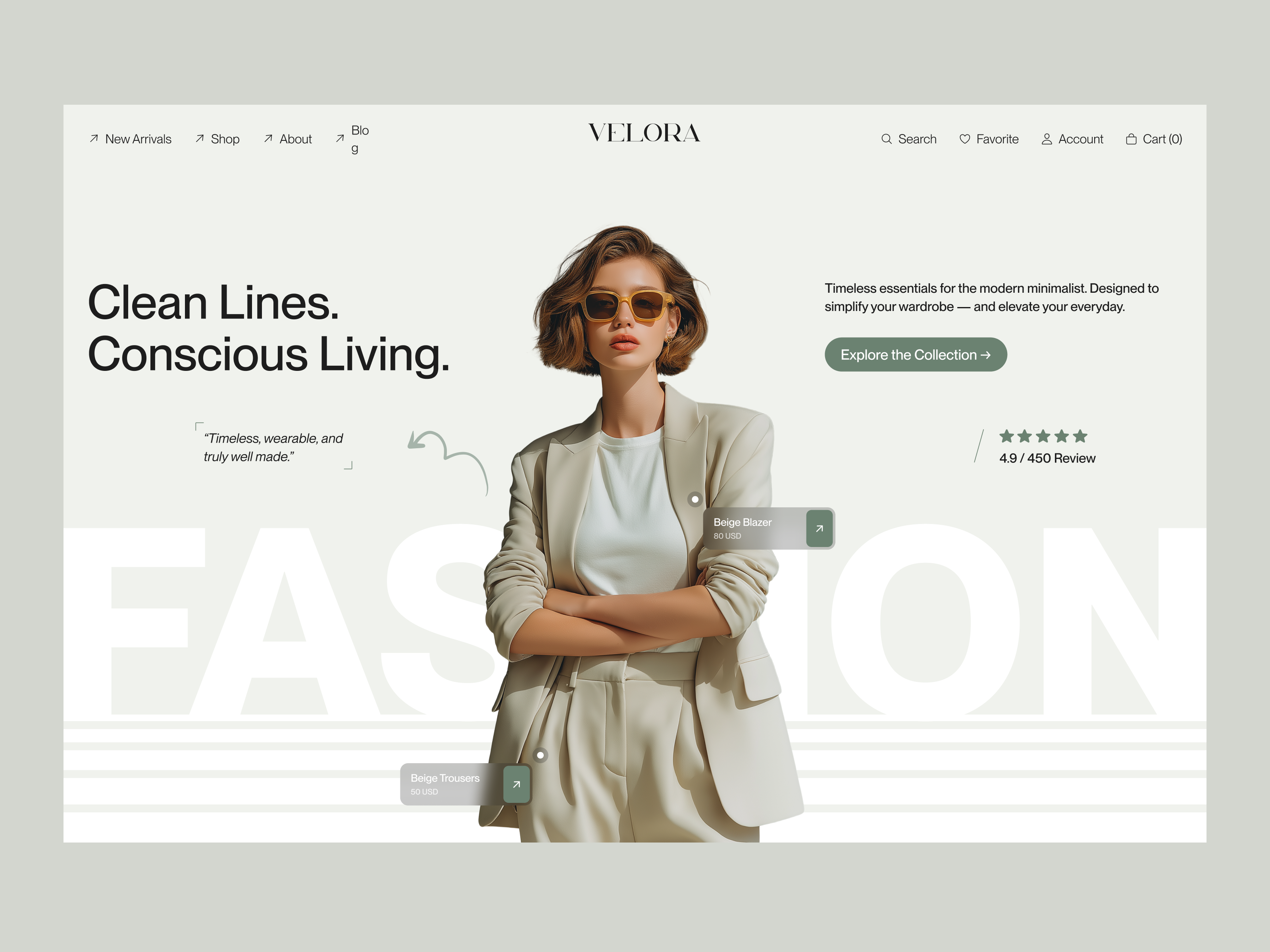 Velora: Woman Fashion Web Design by Uix Shuvo on Dribbble