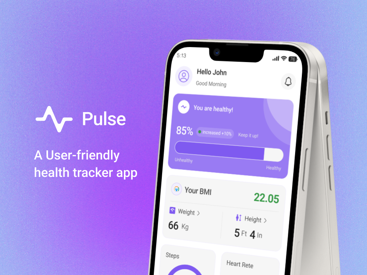 Pulse - A Health Tracker App by Amrin on Dribbble Pulse - A Health Tracker App by Amrin on Dribbble