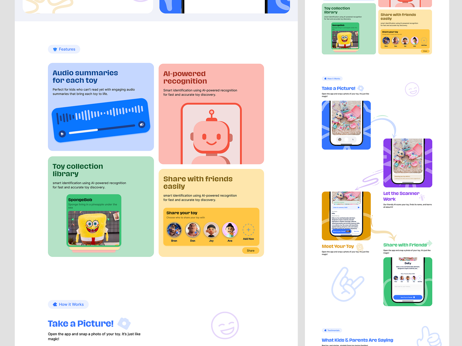 ToyMagic Landing Page Design by Tobi Ajayi on Dribbble